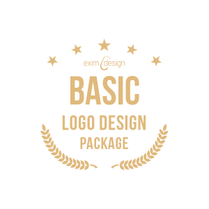 Basic custom logo – Exim Design – Web and logo design studio. Eximdesign.